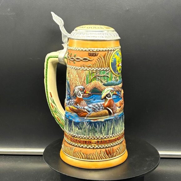 Vintage Ducks Unlimited | Dining | Vintage 987 Ducks Unlmtd Wood Duck ...